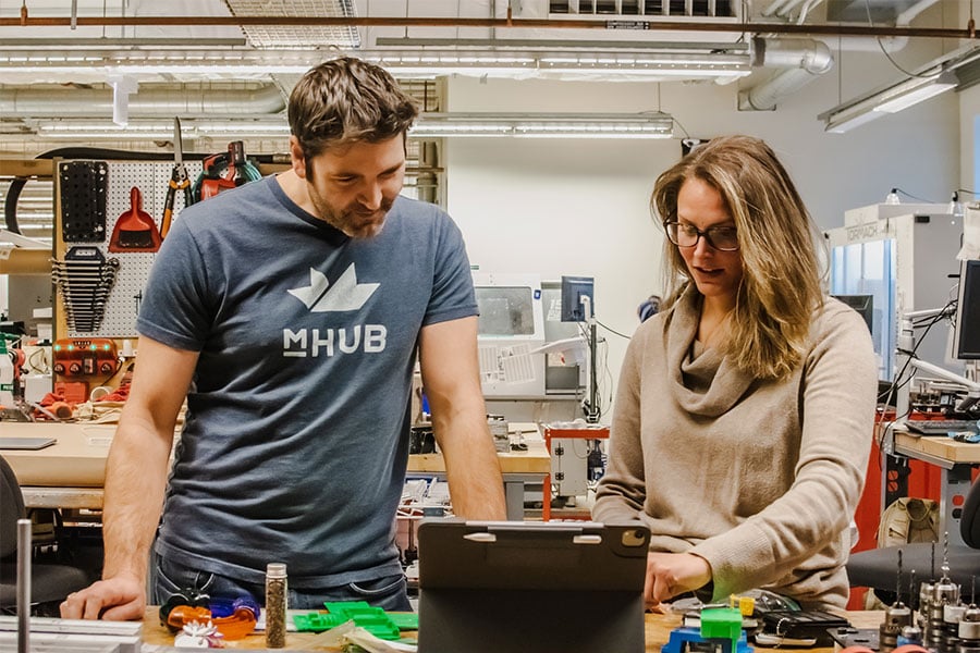 Startup Leverages mHUB Hardtech Development Services to Create a Smart Disinfection Product